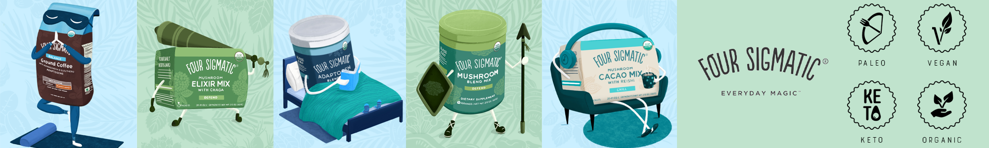Four Sigmatic Adaptogen & Mushroom Drinks at Natura Market