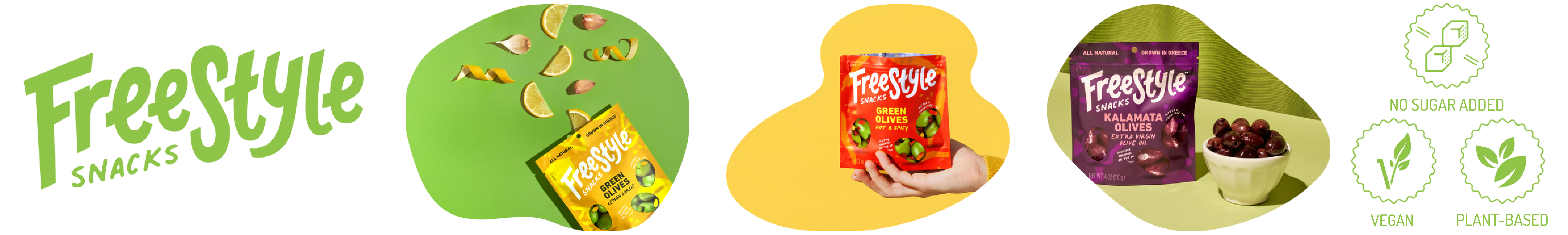 Freestyle Snacks Pitted Marinated Olive Snacks at Natura Market