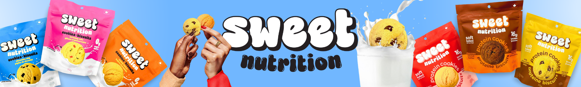 Sweet Nutriton Protein Cookies & Zero Sugar Cookies at NaturaMarket