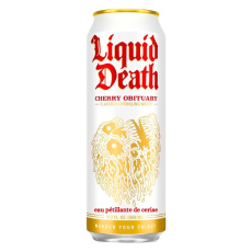 Liquid Death Sparking Water Cherry Obituary at NaturaMarket