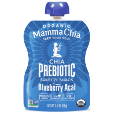 Mamma Chia Organic Prebiotic Chia Squeeze Blueberry Acai at NaturaMarket