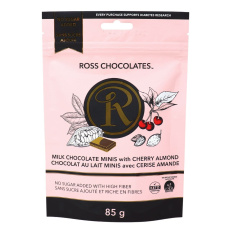 Ross Chocolates Keto Milk Chocolate Minis Cherry Almond at NaturaMarket