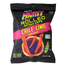 Zack’s Mighty Rolled Tortilla Chips Chile Lime at NaturaMarket