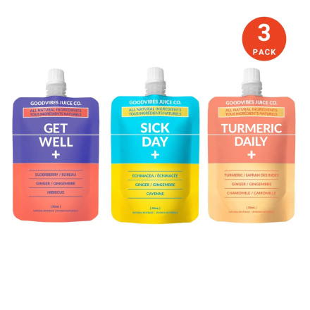 Goodvibes Juice Co. Health Shots Variety Pack at Natura Market