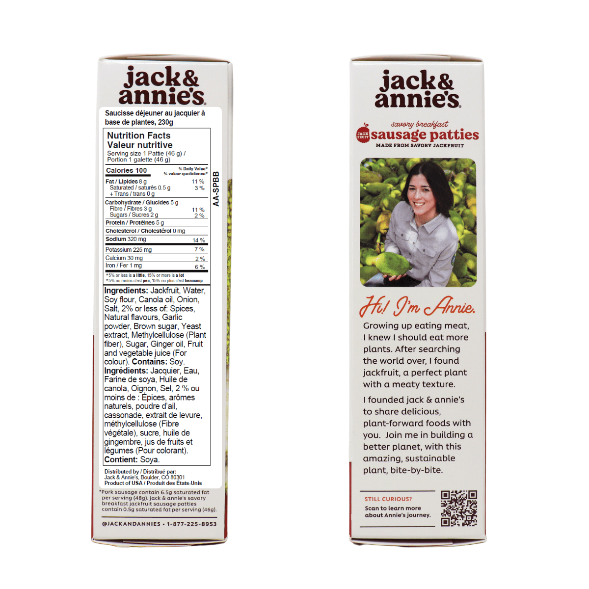 Jack & Annie’s Plant-Based Breakfast Sausage at NaturaMarket