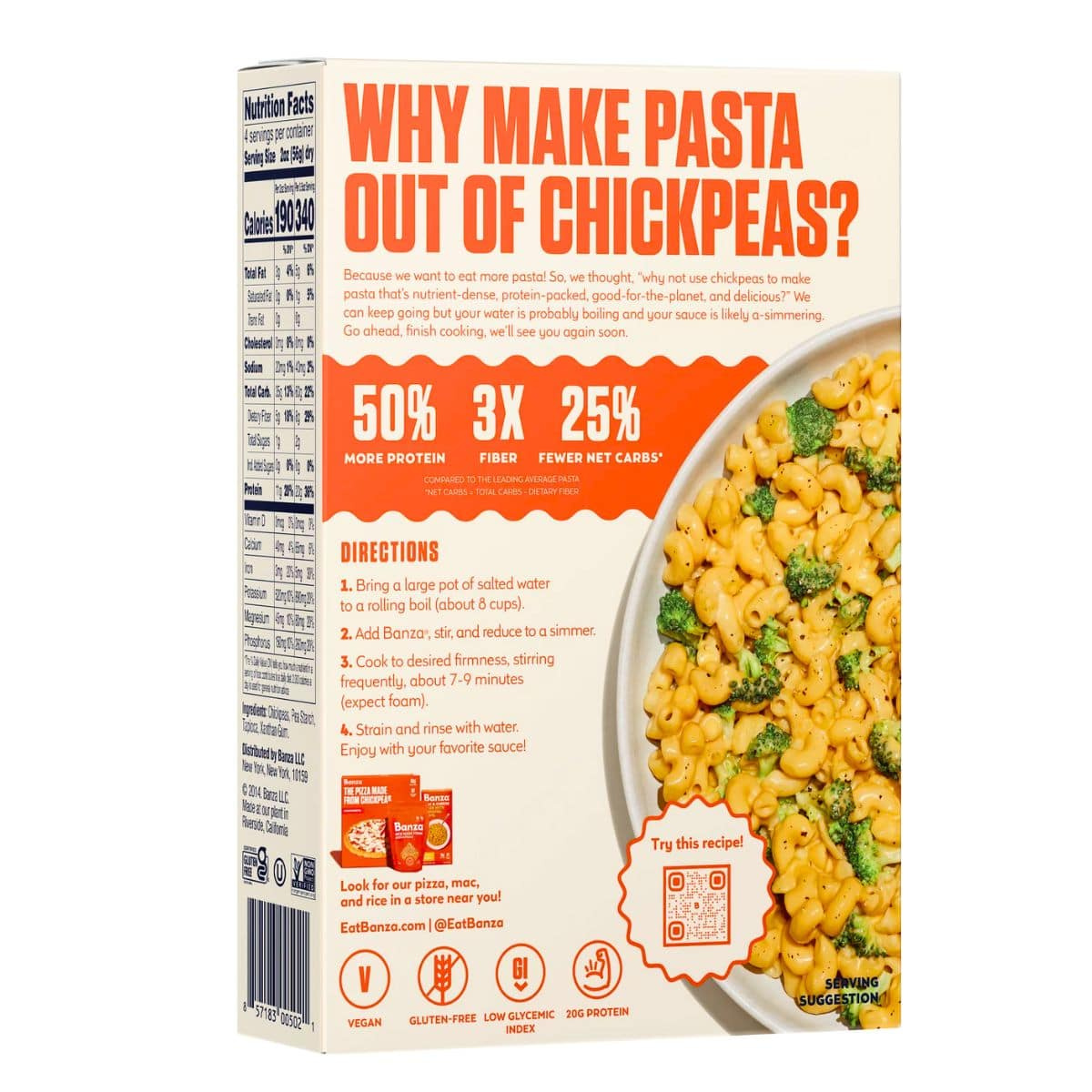 Banza Chickpea Pasta Elbows at Natura Market