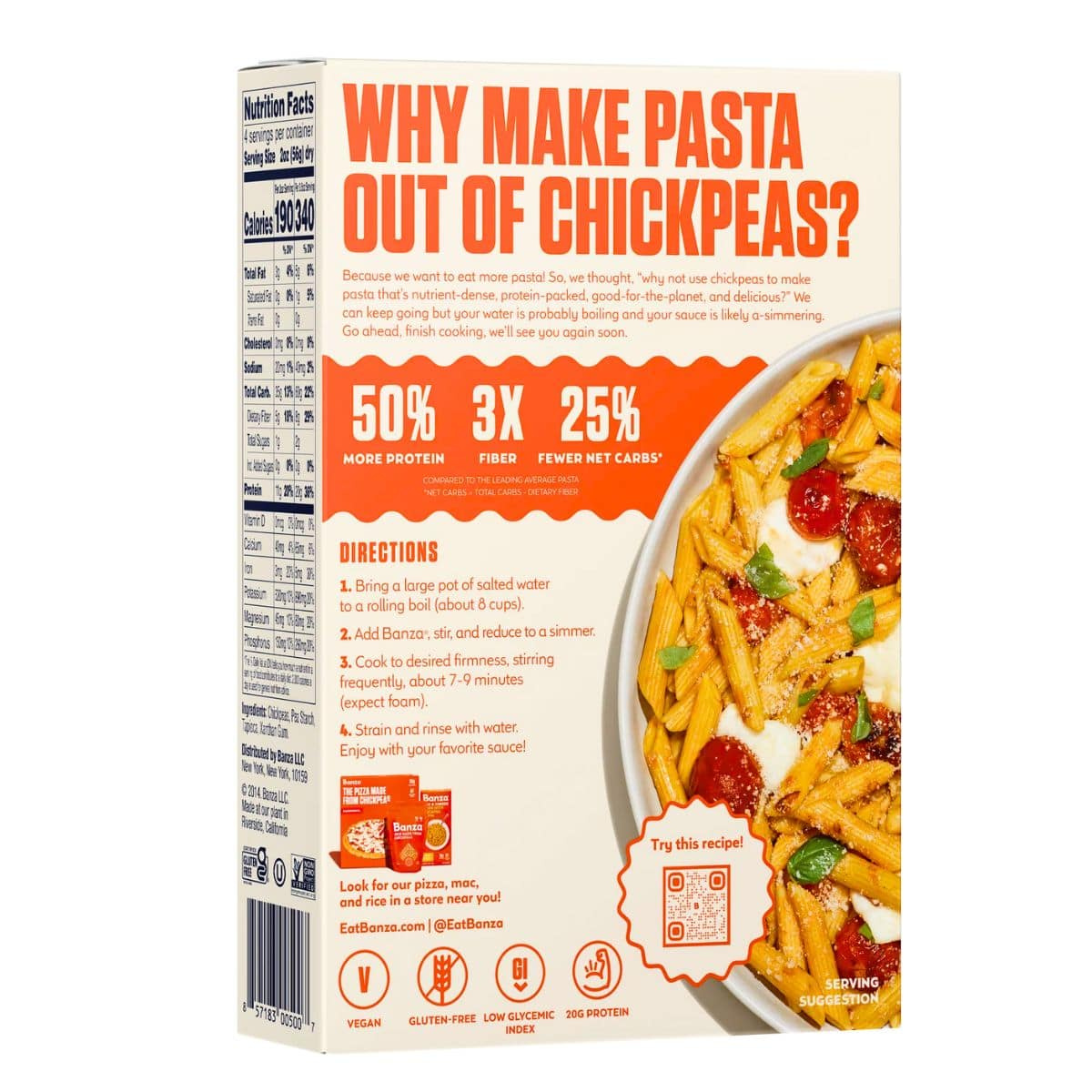 Banza Chickpea Pasta Penne at Natura Market