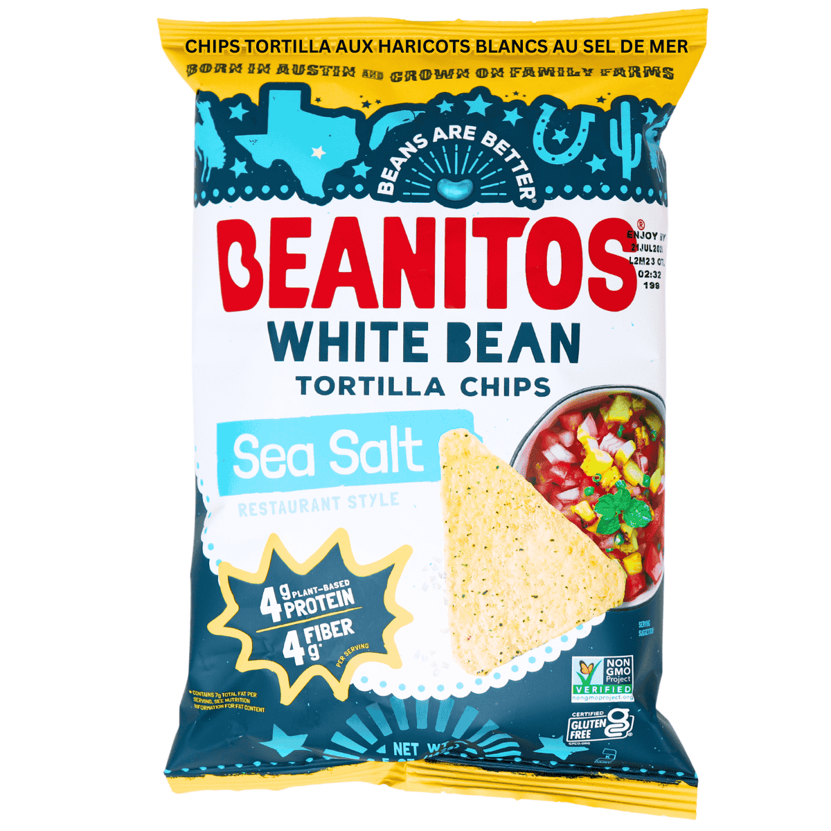 Beanitos Gluten-Free White Bean Tortilla Chips Sea Salt at NaturaMarket