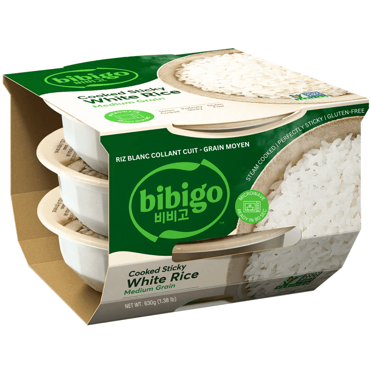 Bibigo Steam Cooked Sticky White Rice Medium Grain at NaturaMarket