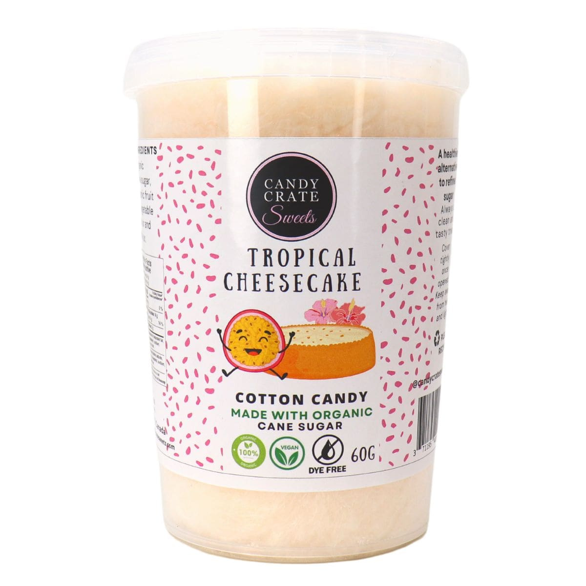 Candy Crate Organic Dye-Free Cotton Candy Cheesecake at Natura Market
