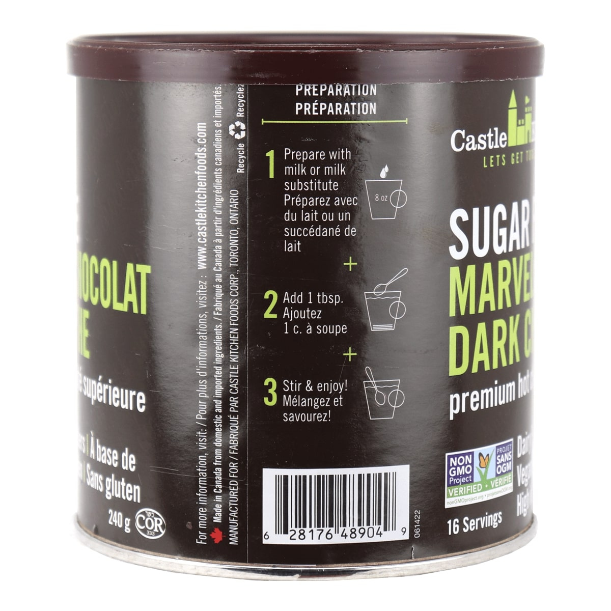 Castle Kitchen Keto Dark Hot Chocolate Mint at Natura Market