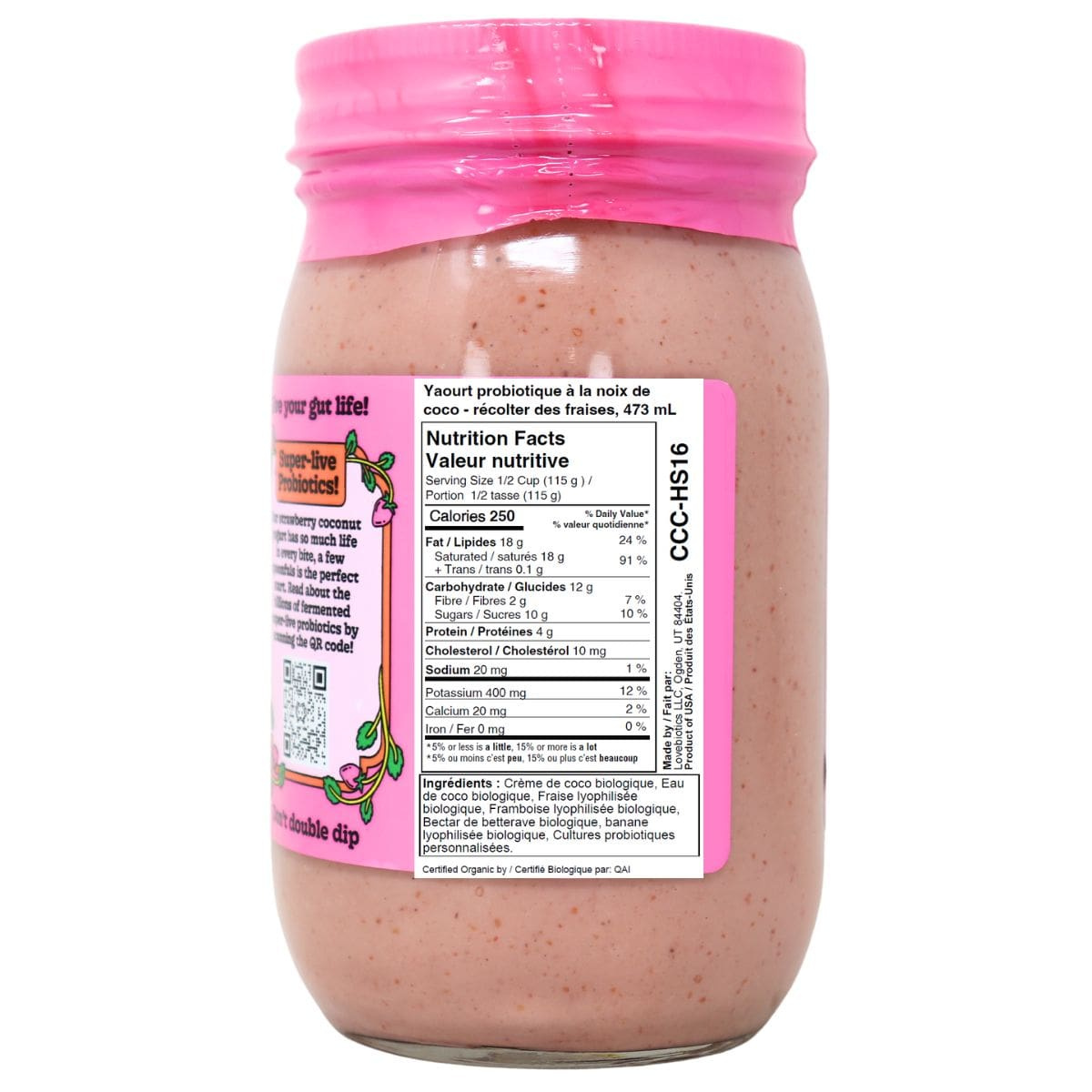 The Coconut Cult Probiotic Coconut Yogurt Harvest Strawberry at ...