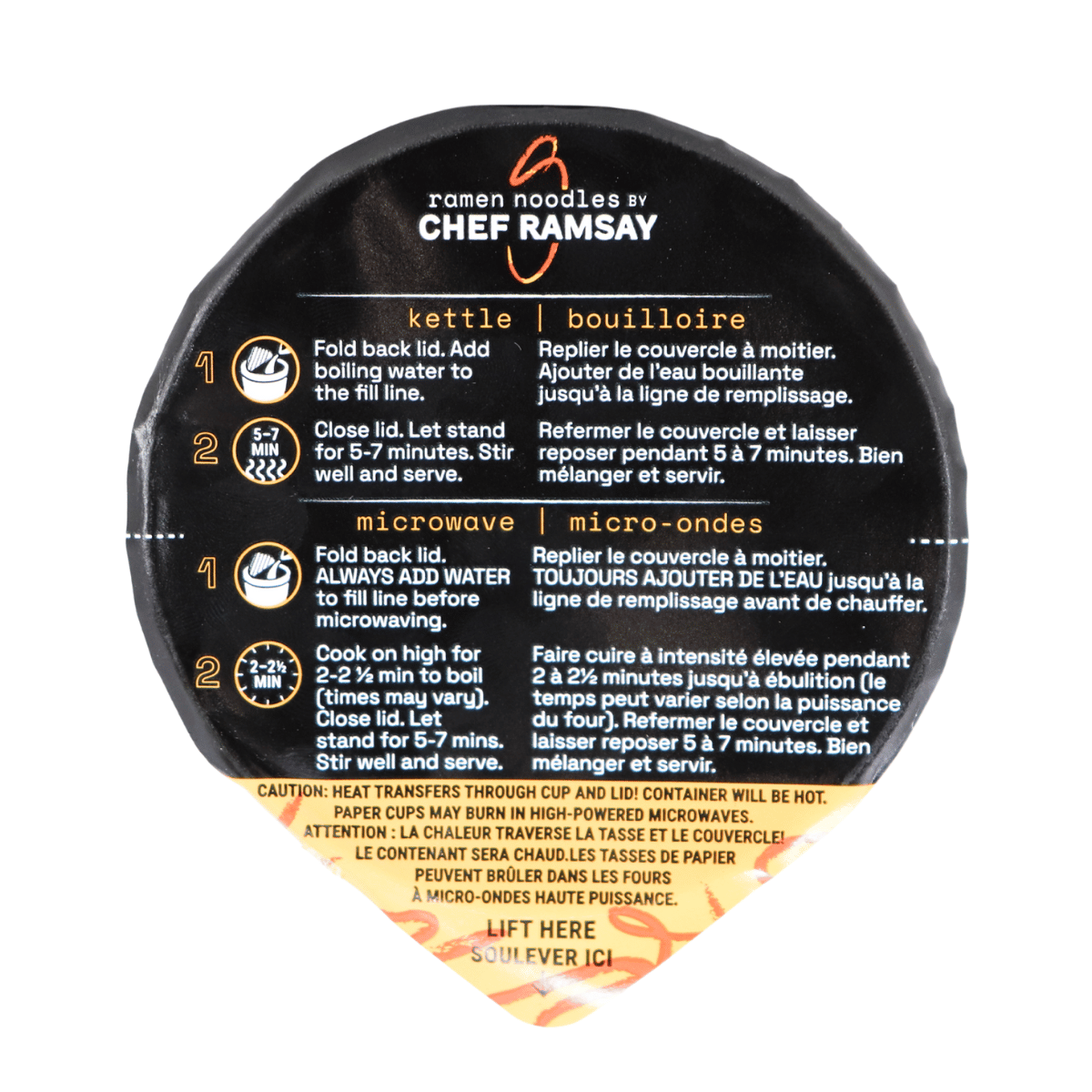 Chef Woo Plant-Based High-Protein Ramen Noodles By Chef Ramsay Black ...