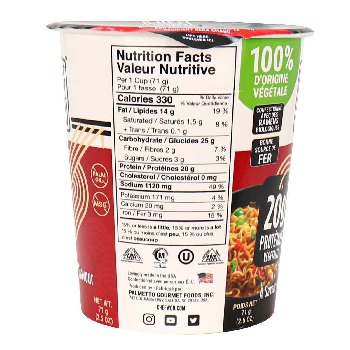 Chef Woo Plant Based Ramen 6 Pack At Natura Market