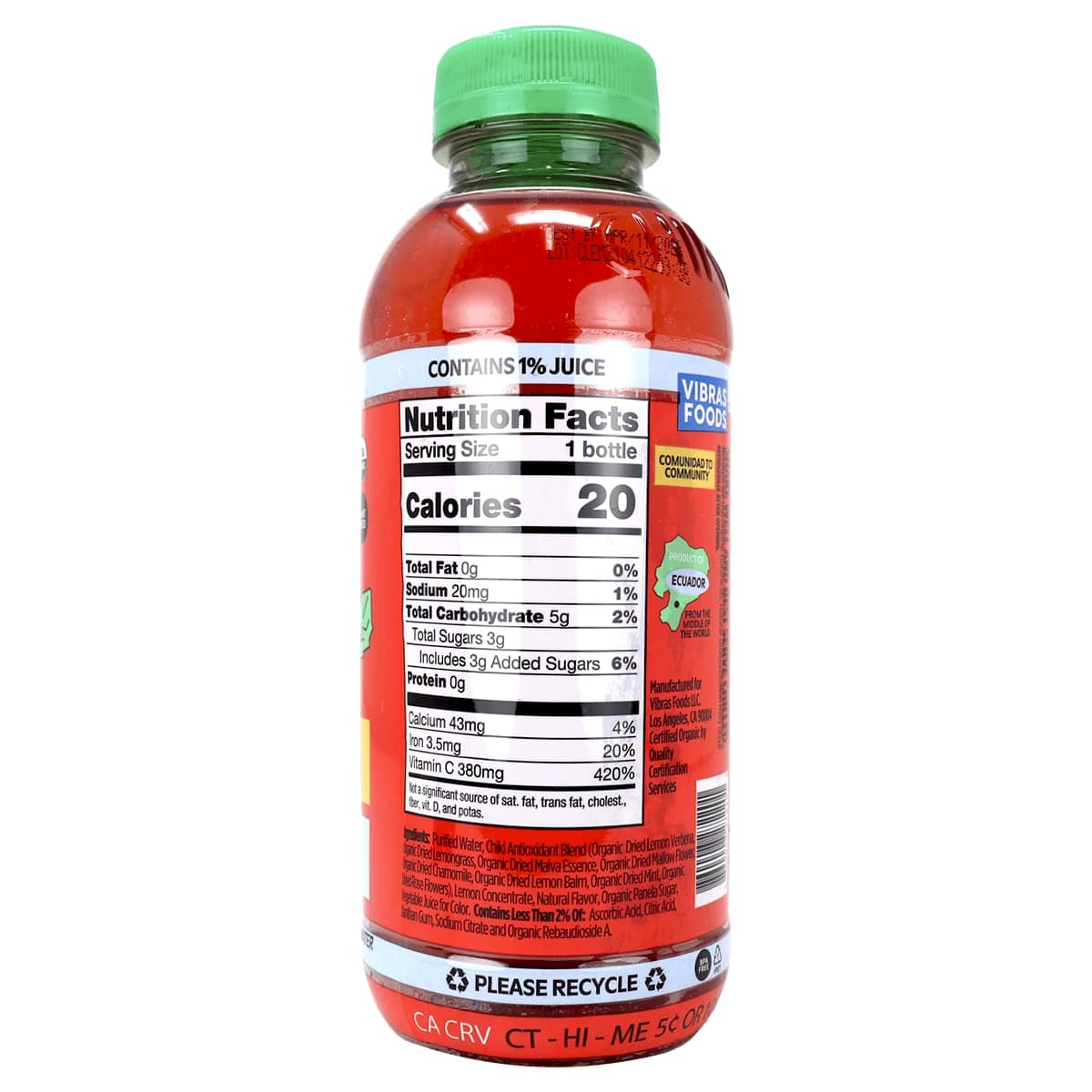 Chiki Chiki Boom Boom Water Classic Lemon at Natura Market