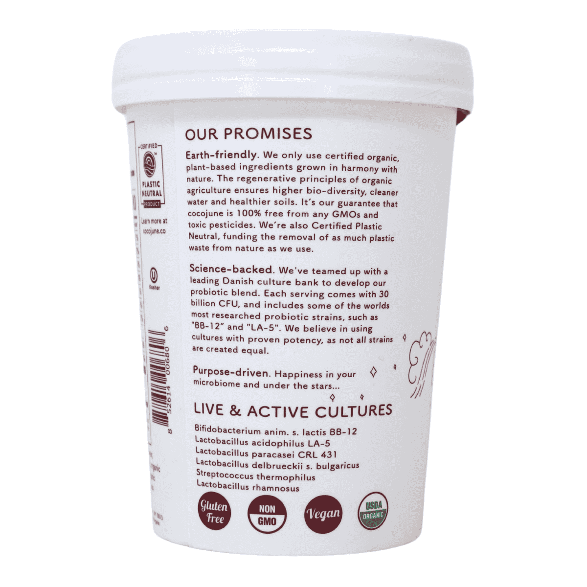 Cocojune Organic Cultured Coconut Yogurt Unsweetened Vanilla at ...
