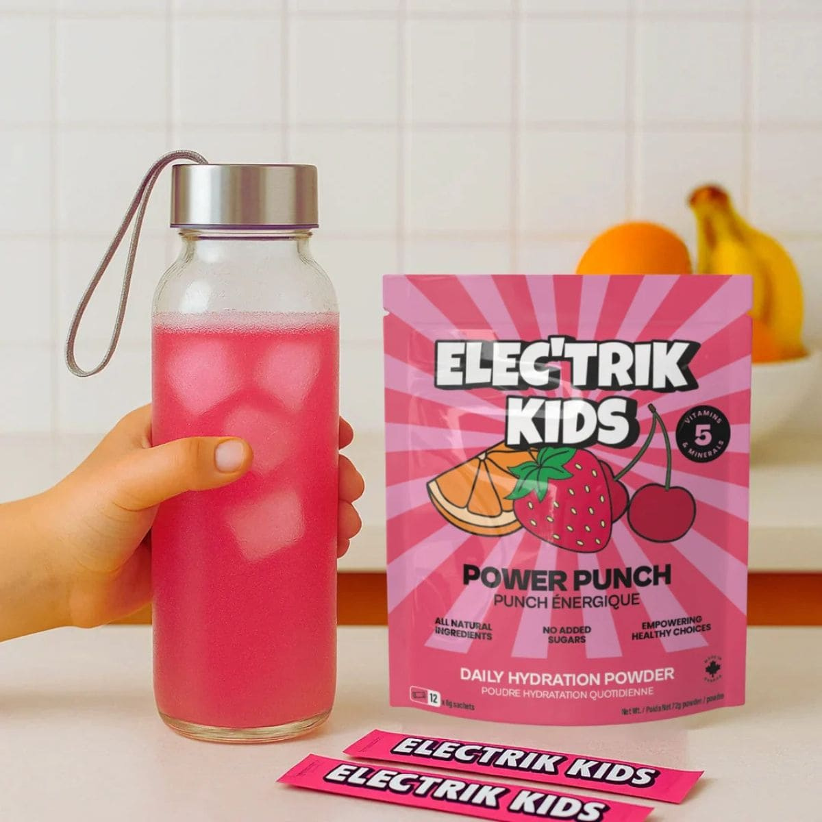 Elec’trik Kids Power Punch Daily Hydration Powder at NaturaMarket