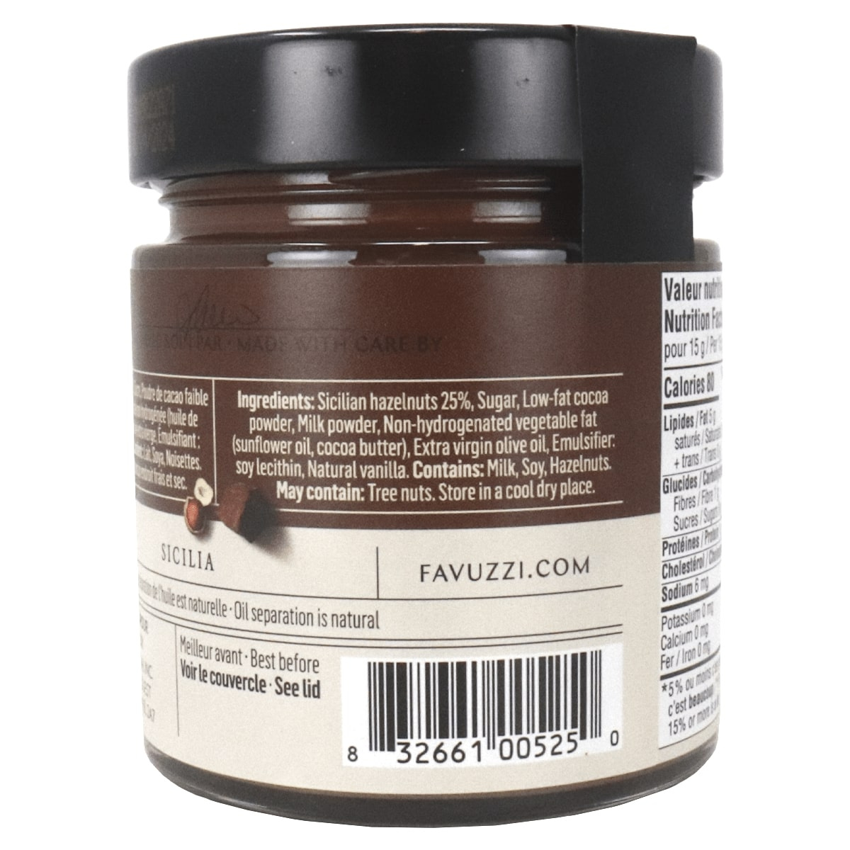 Favuzzi Artisanal Chocolate Hazelnut Cream at Natura Market
