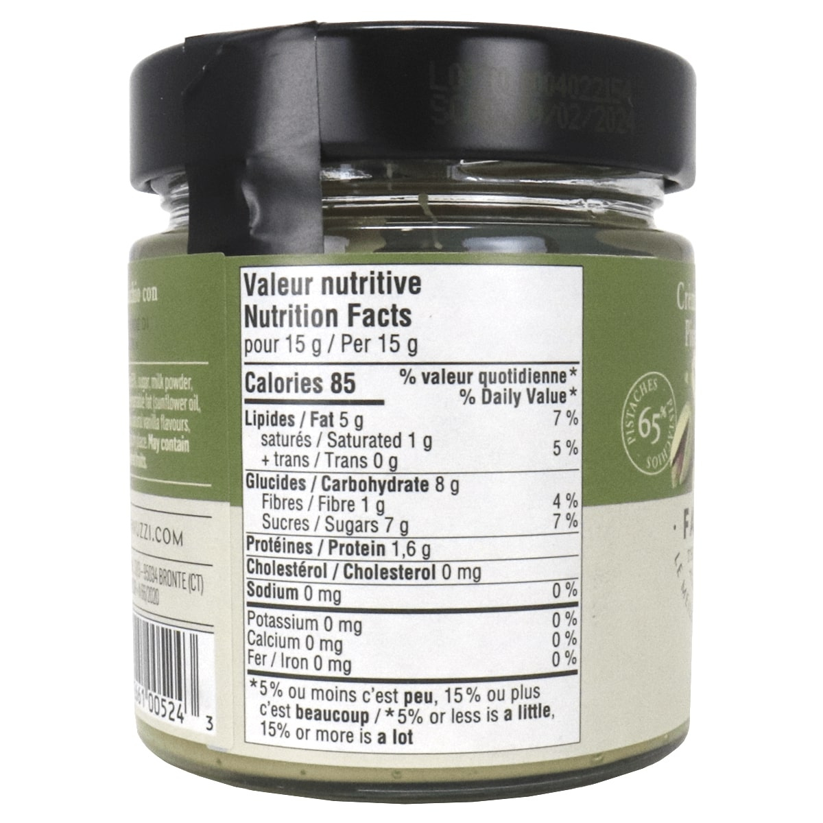 Favuzzi Artisanal Pistachio Cream at Natura Market