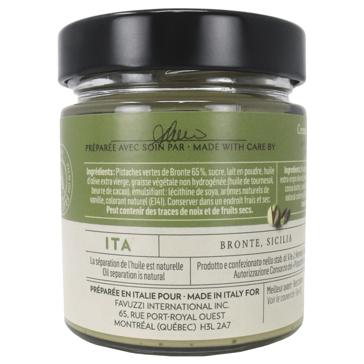 Favuzzi Artisanal Pistachio Cream at Natura Market