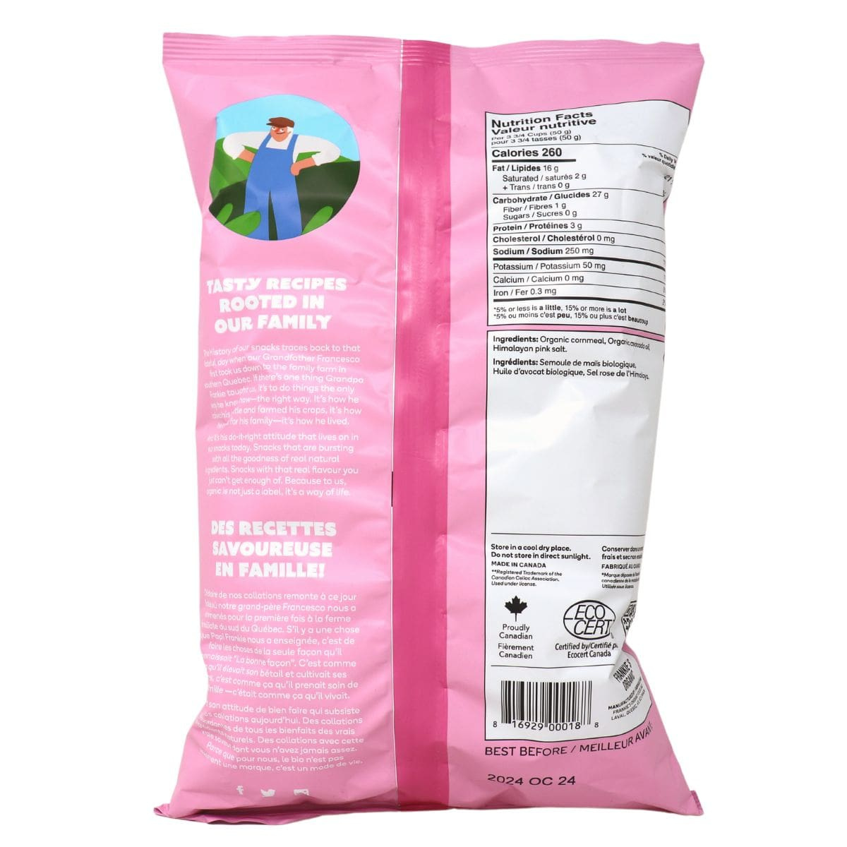 Frankie’s Organic Gluten-Free Puffcorn Himalayan Salt at NaturaMarket