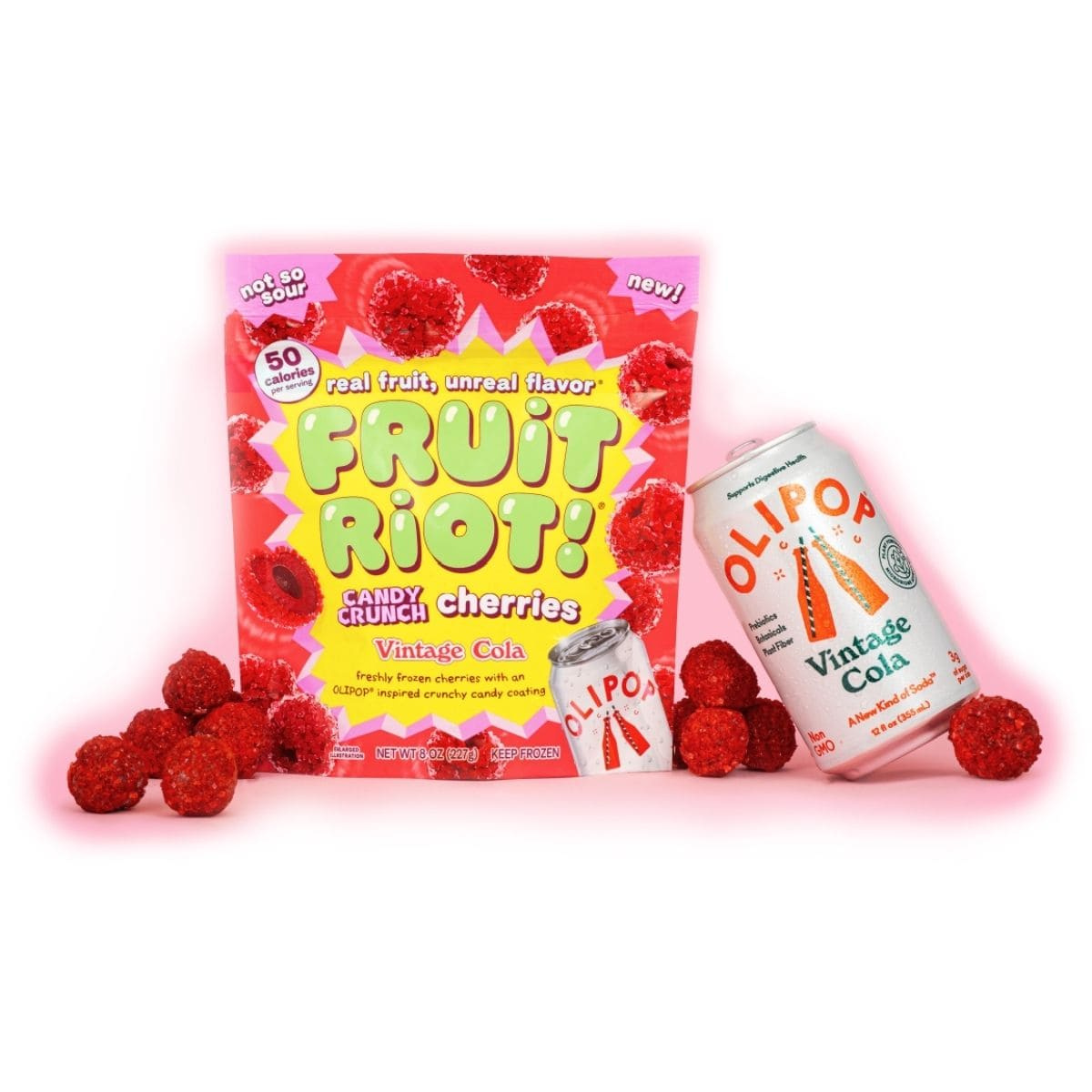 Fruit Riot Candy Crunch Cherries Vintage Cola Frozen Snack at NaturaMarket