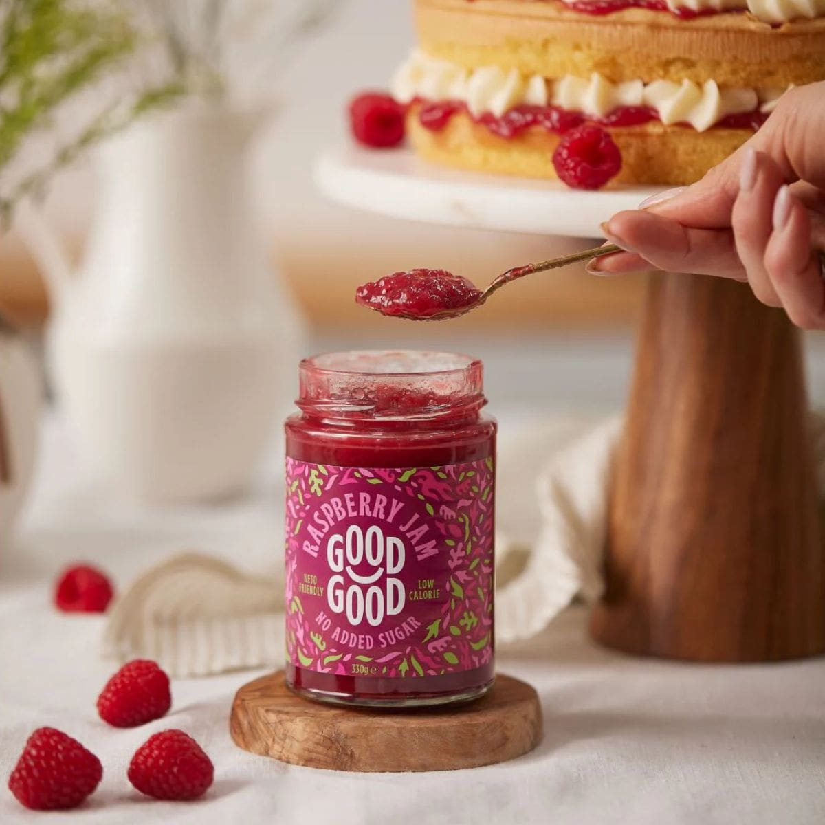 Good Good Sweet Jam with Stevia Raspberry | Keto, Low-carb, Low-Calorie ...