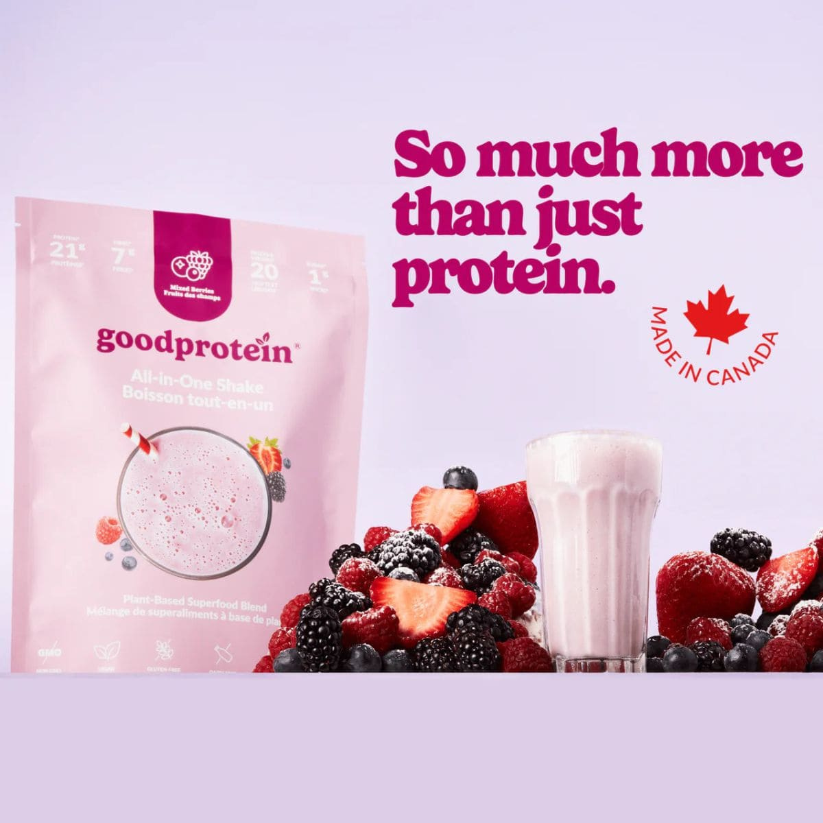 Good Protein Mixed Berries All-in-One Shake at NaturaMarket