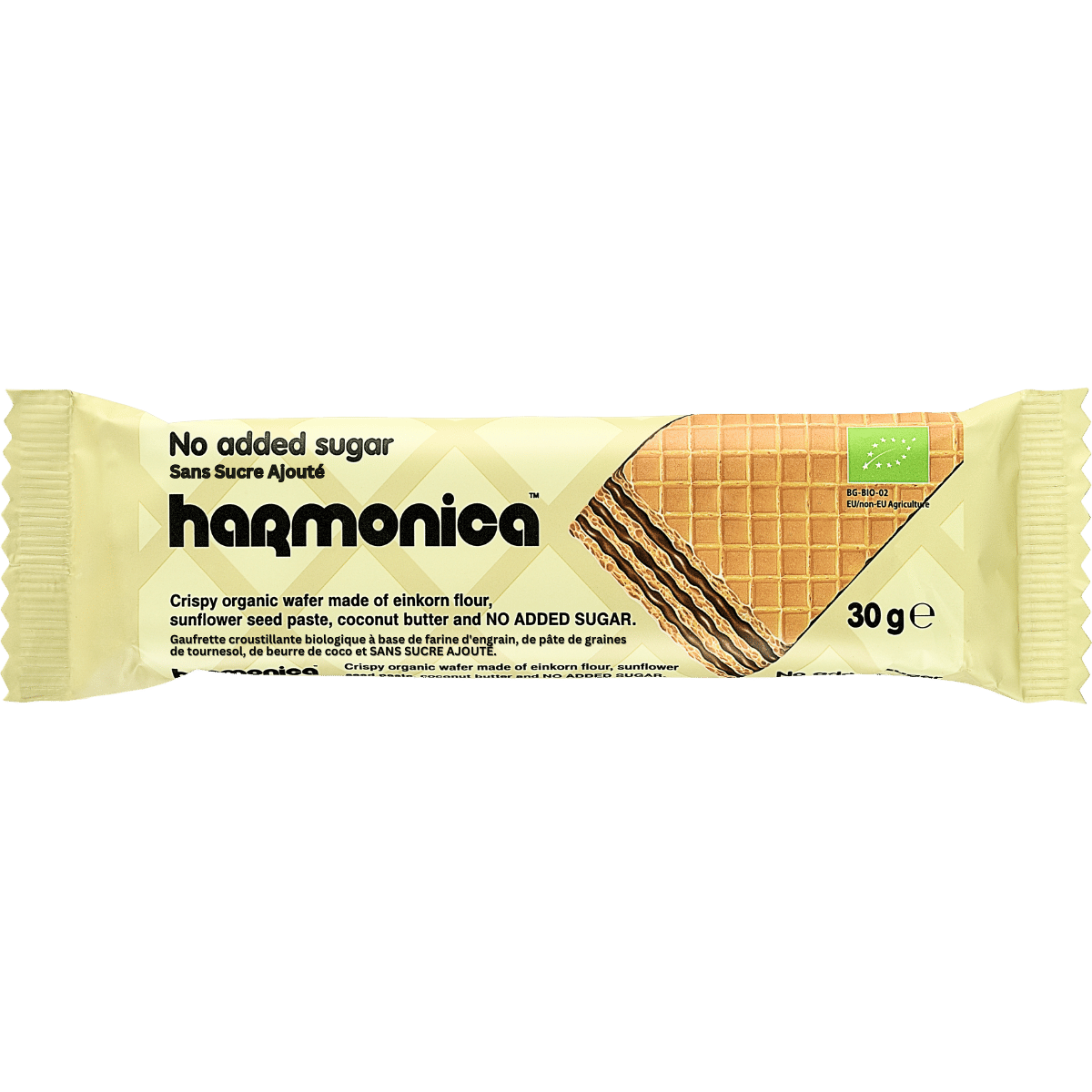 Harmonica Einkorn Crispy Wafer No Sugar at NaturaMarket