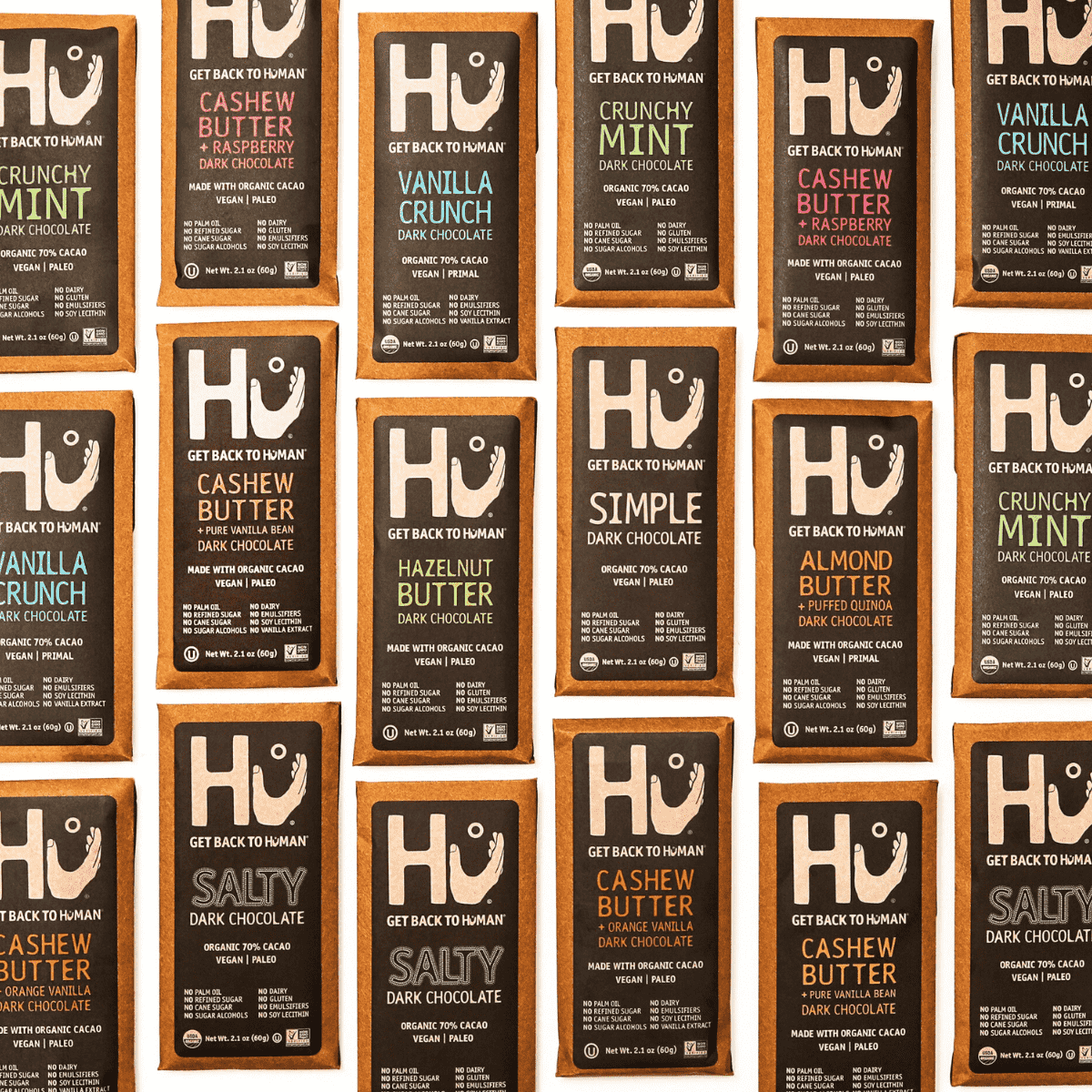 Hu Kitchen Cozy Sea Salt + Almond Butter Dark Chocolate Bar at NaturaMarket