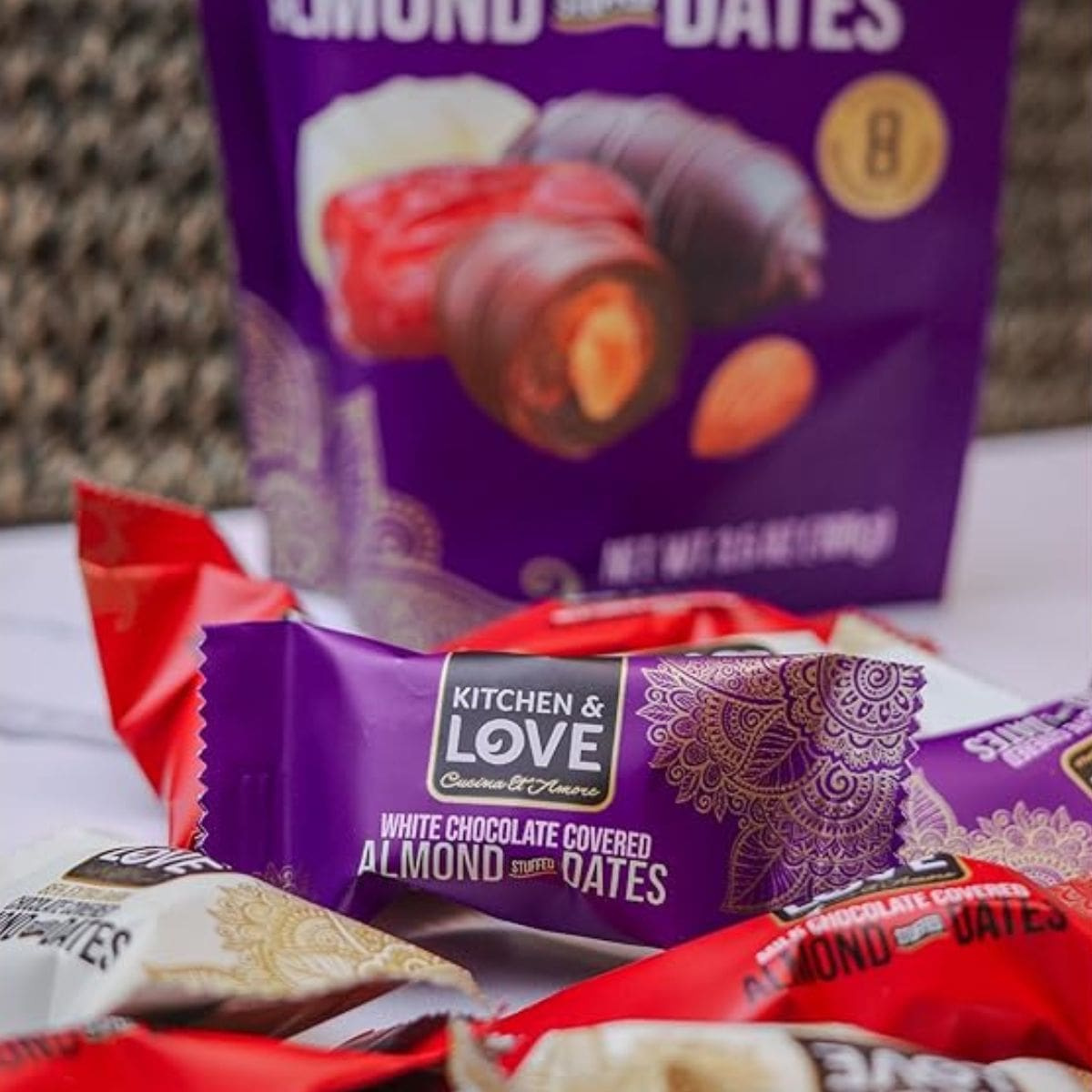 Kitchen & Love Assorted Chocolate Covered Stuffed Dates at NaturaMarket