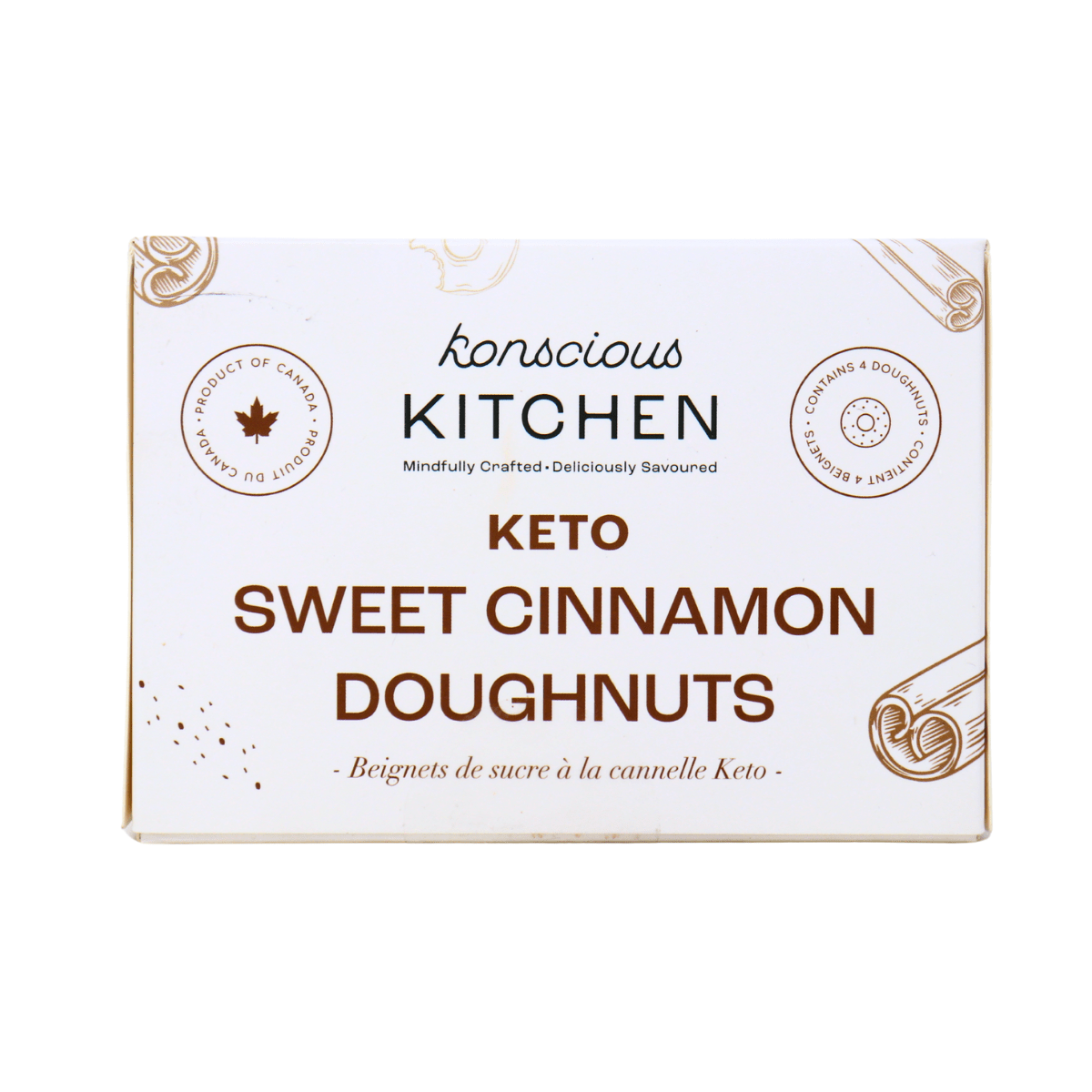 Konscious Kitchen Keto Sweet Cinnamon Doughnuts at NaturaMarket