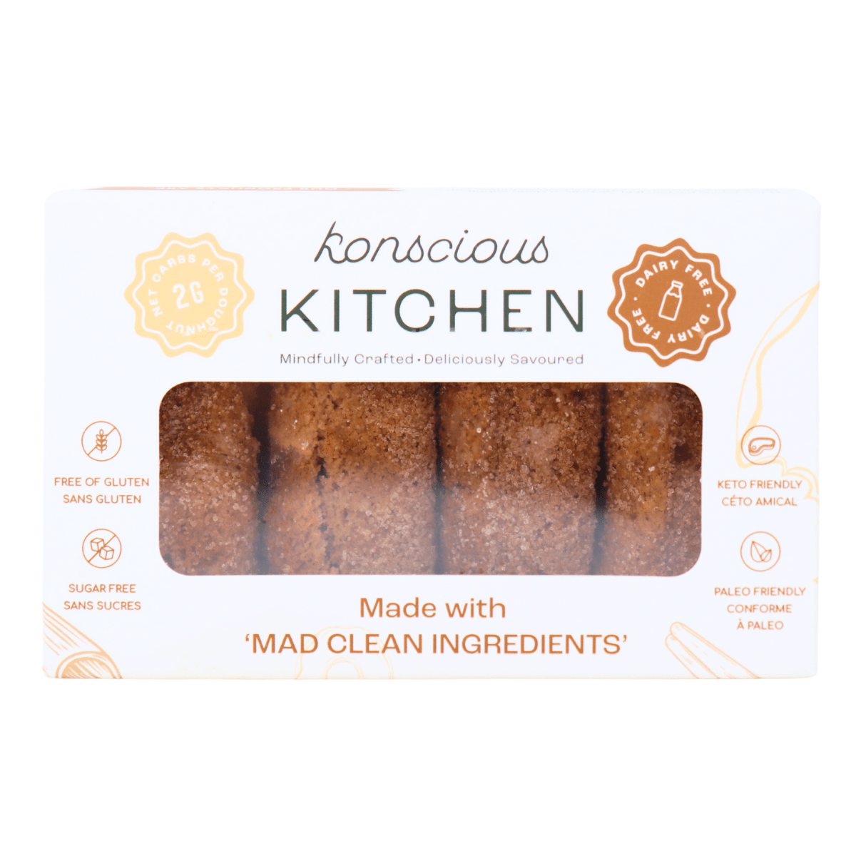 Konscious Kitchen Keto Sweet Cinnamon Doughnuts at NaturaMarket