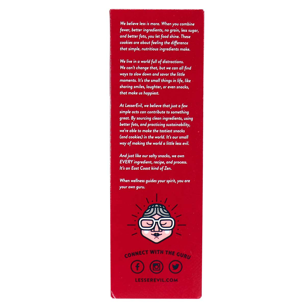 Lesser Evil Keto Mini Cookies Fudge Brownie at Natura Market