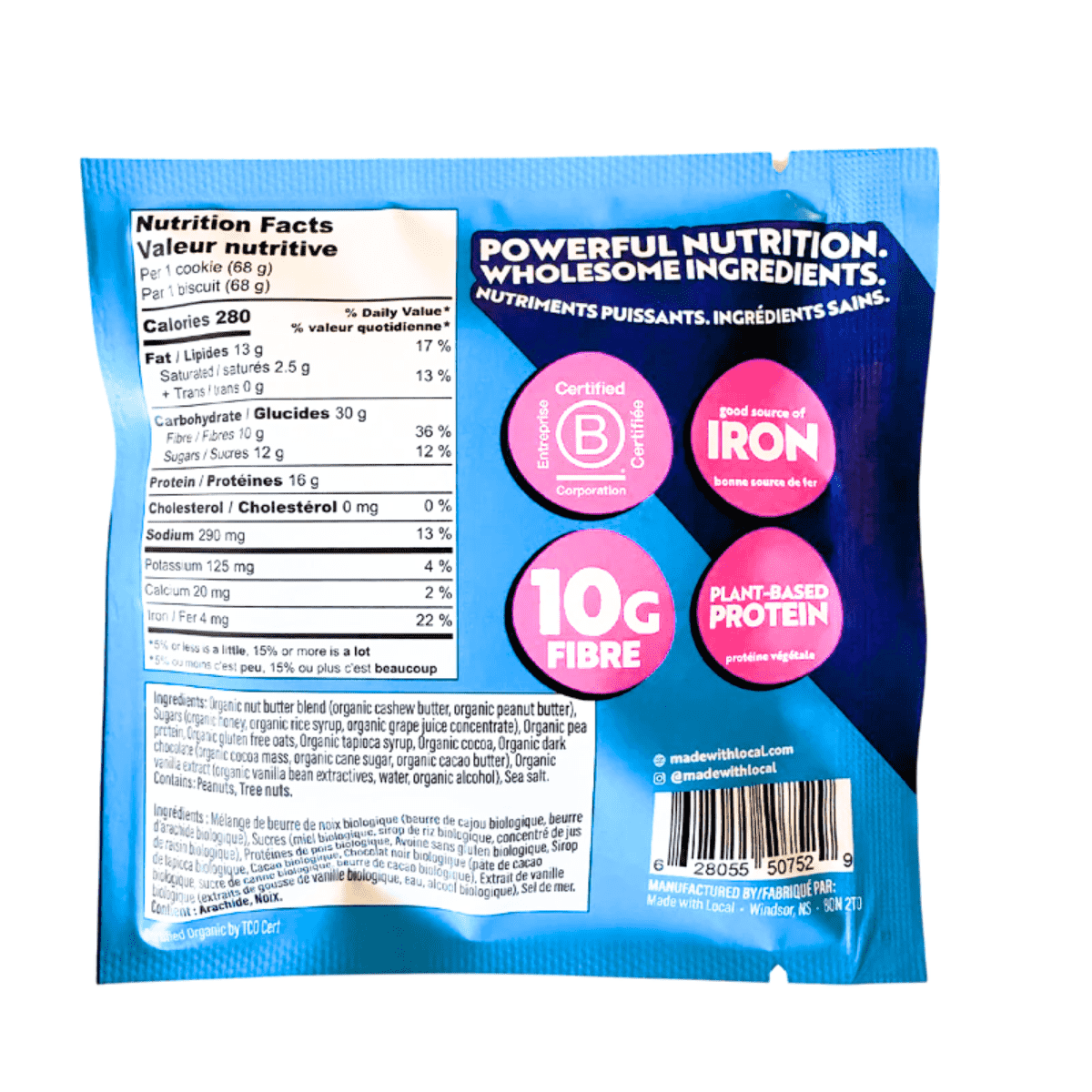 Made With Local Protein Nut Butter Cookie Double Chocolate at NaturaMarket