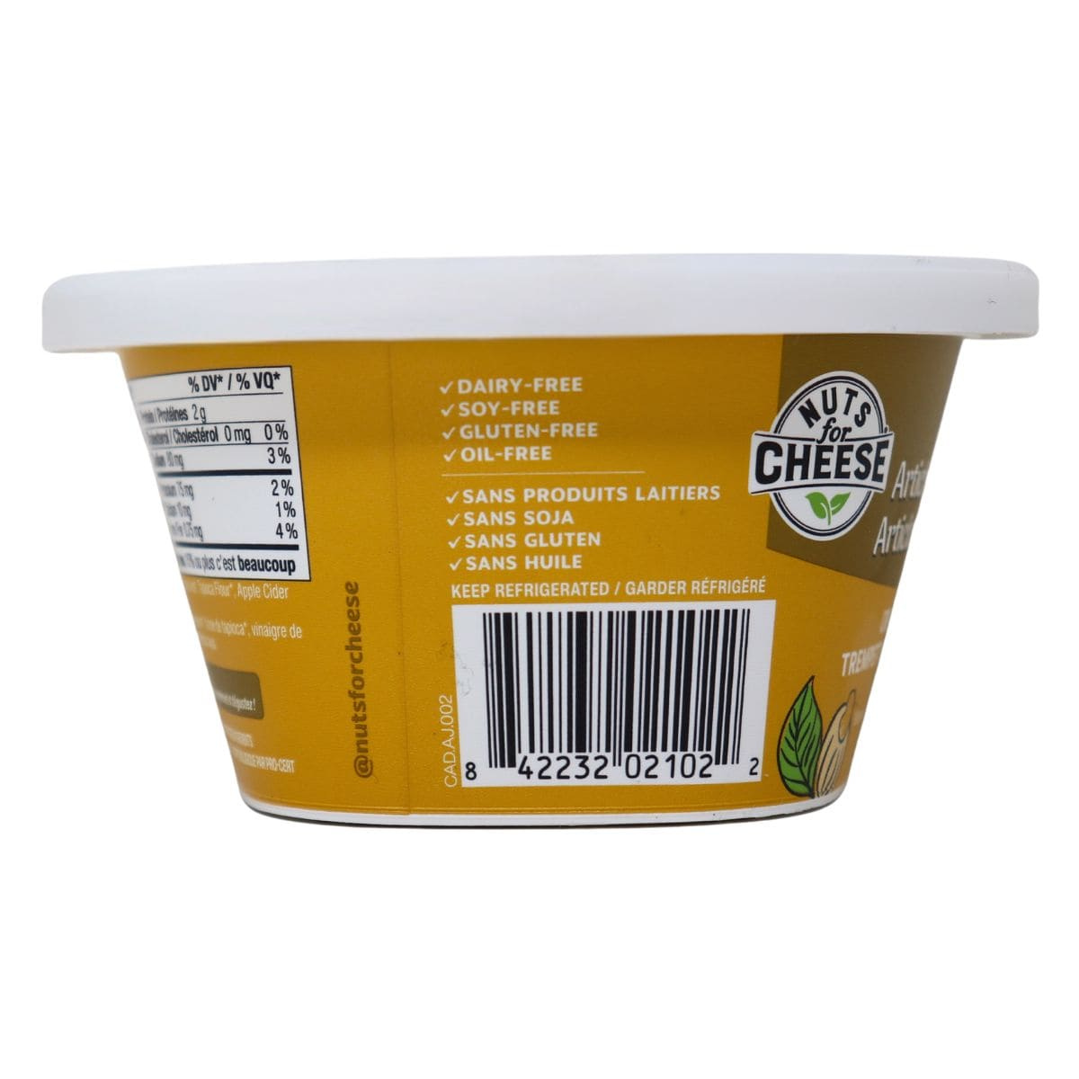 Nuts For Cheese Artichoke & Jalapeño Cashew Dip at NaturaMarket