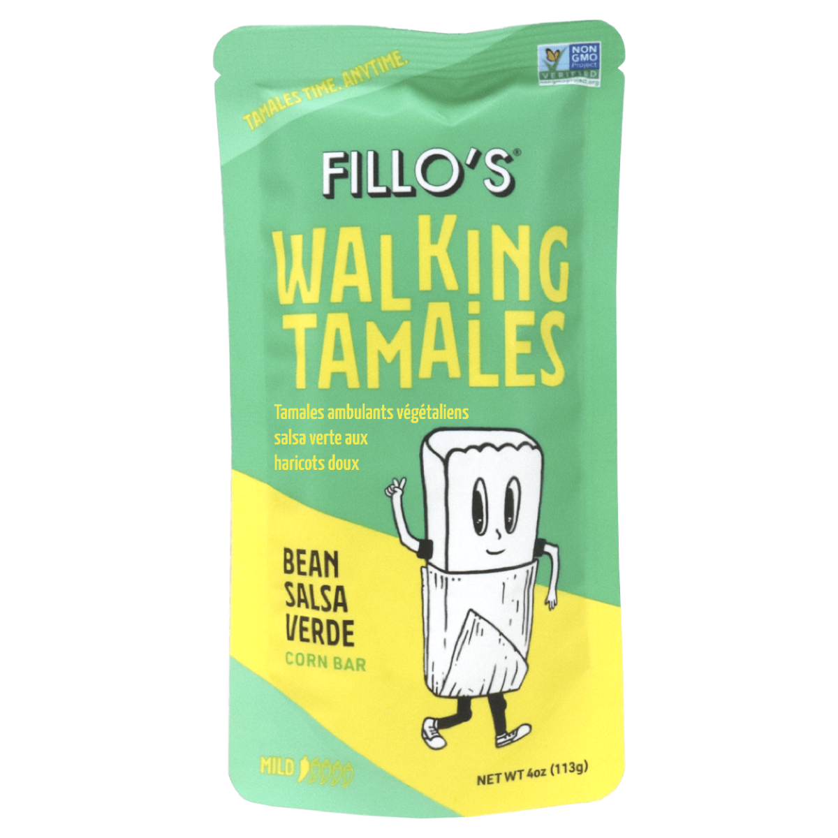 Fillo’s Walking Tamales Mild Bean Salsa Verde at Natura Market