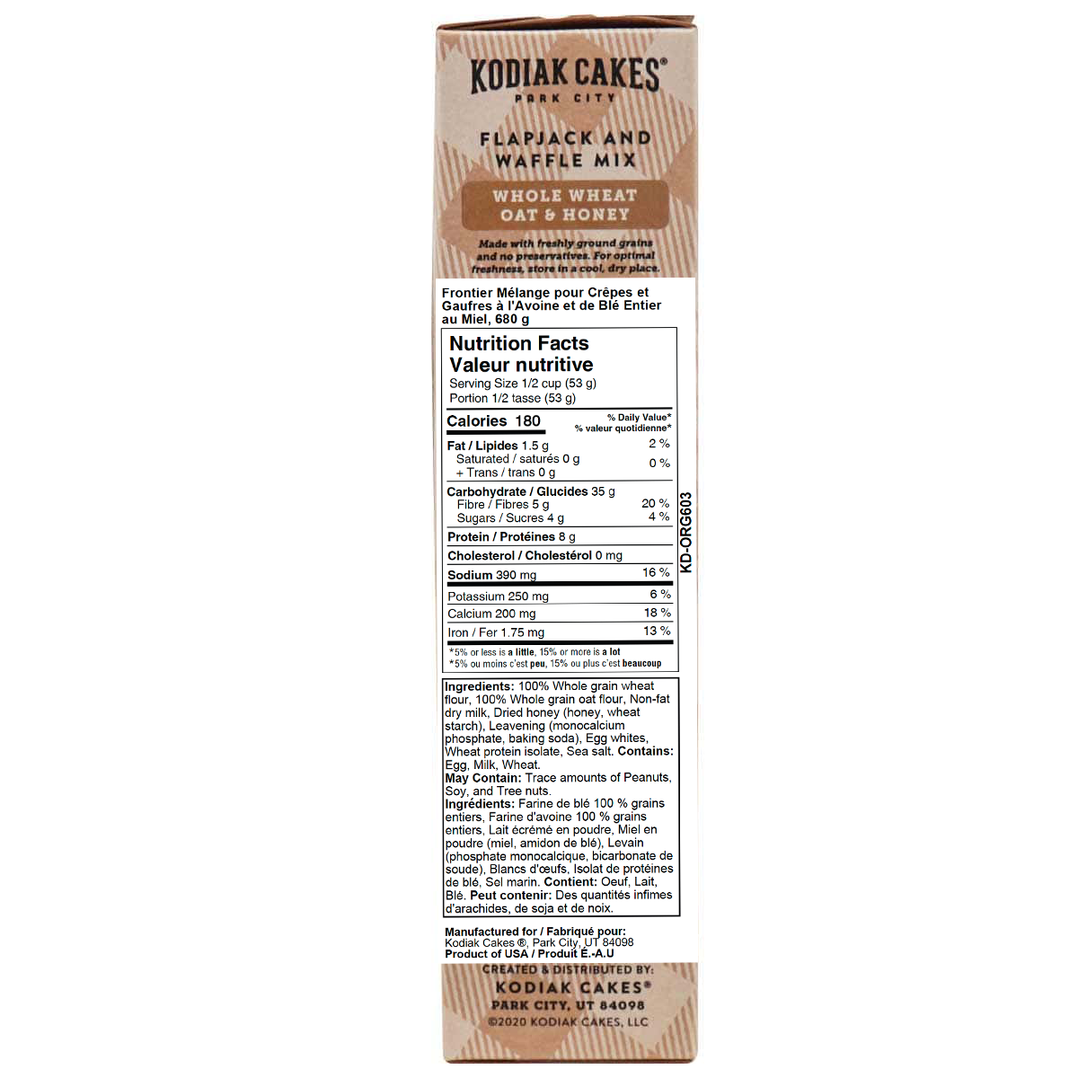 Kodiak Cakes Oat & Honey Pancake Mix at Natura Market