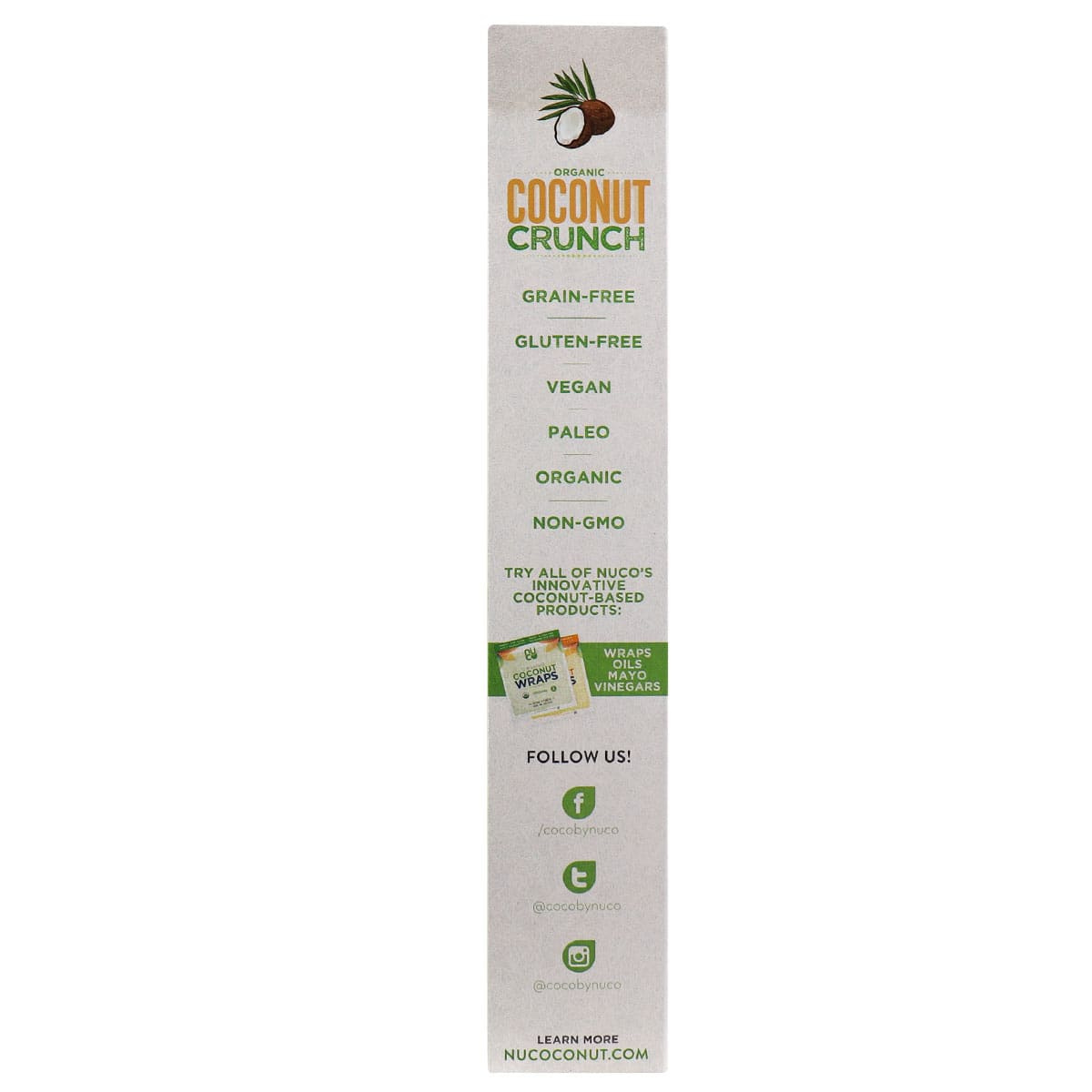 Nuco Coconut Crunch Cereal Keto Breakfast
