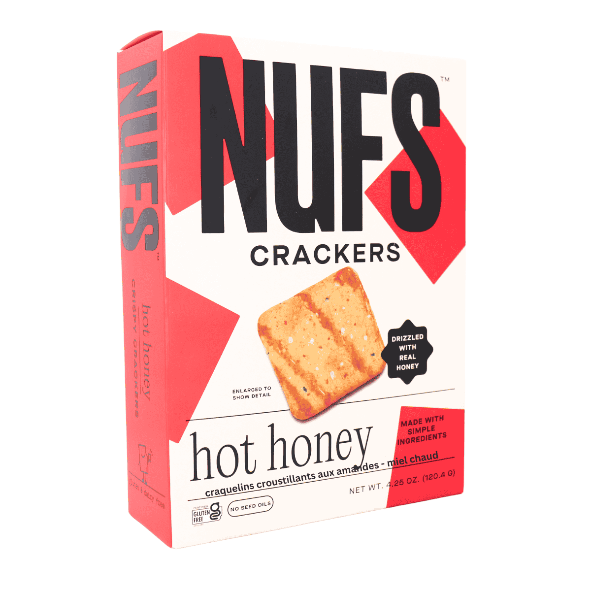 NUFS Dairy & Gluten Free Crackers Hot Honey at NaturaMarket