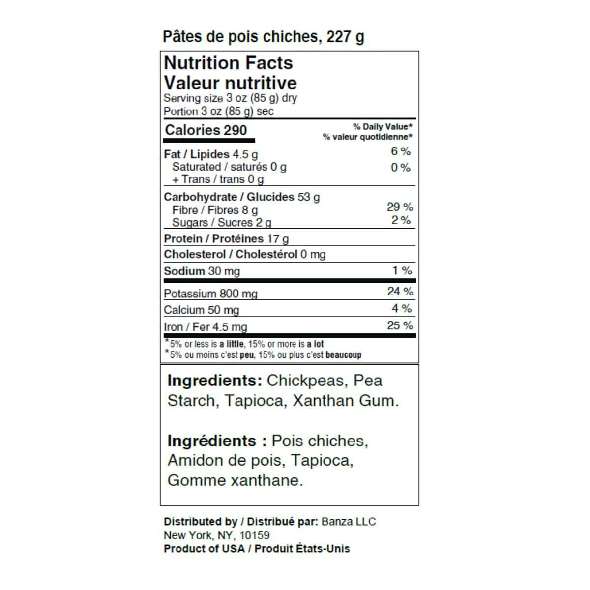 Banza Chickpea Pasta Shells at Natura Market