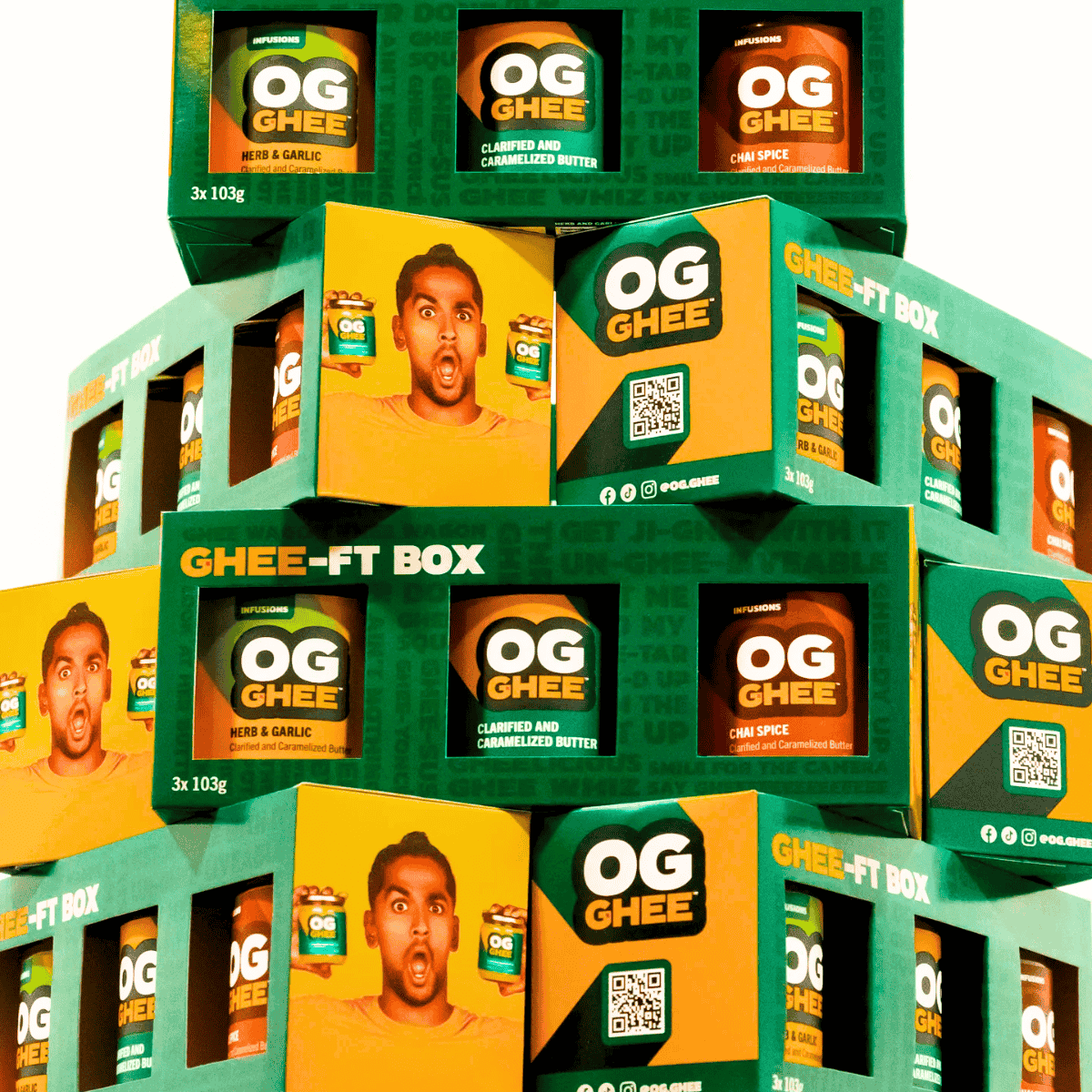 OG Ghee-FT Box Flavoured Clarified Butter Variety Pack & Gift Box at ...