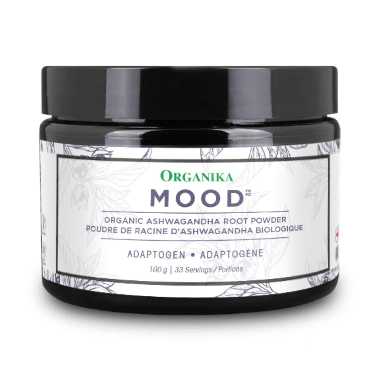 Organika MOOD Organic Ashwagandha Root Powder at NaturaMarket