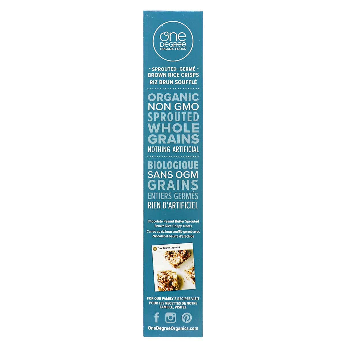 One Degree Organic Sprouted Brown Rice Crisps at Natura Market