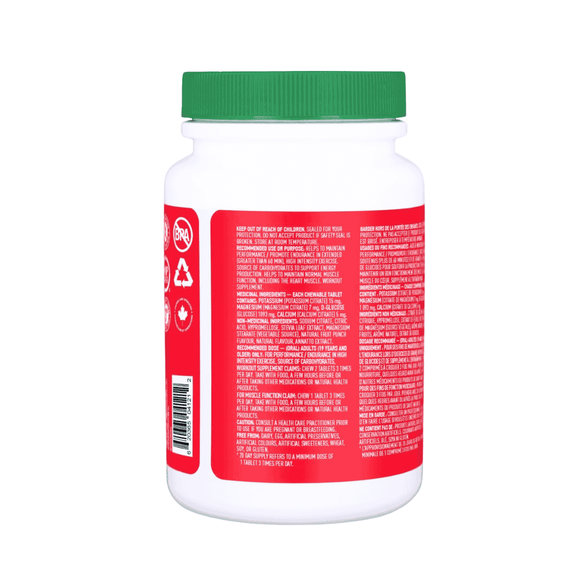 Organika Electrolyte Salt Tabs Fruit Punch, 60 Tablets at NaturaMarket