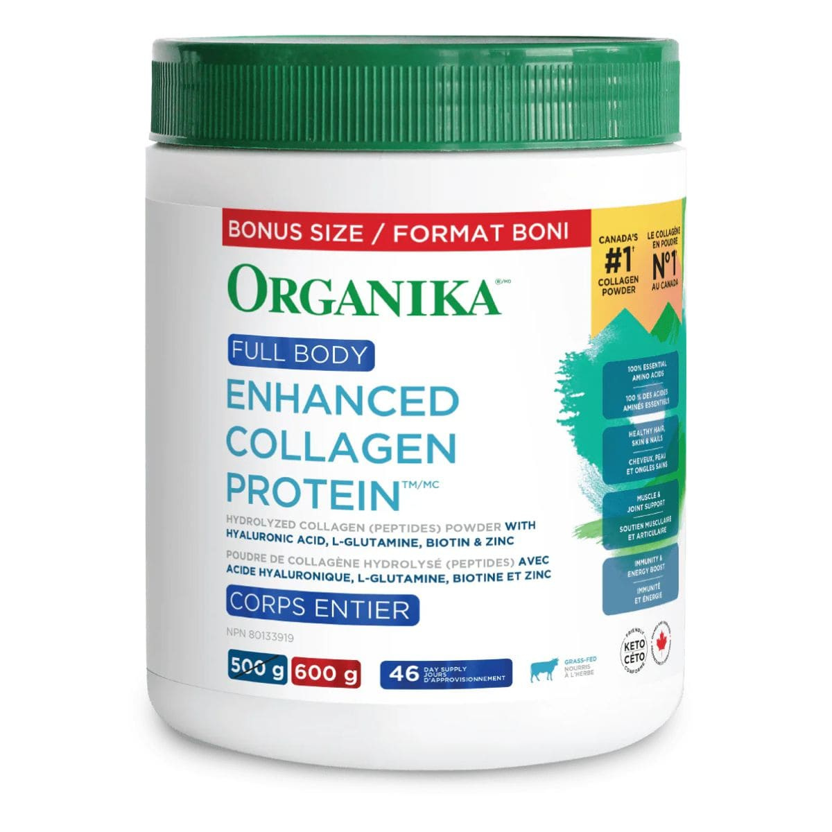 Organika Enhanced Collagen Full Body Protein at NaturaMarket
