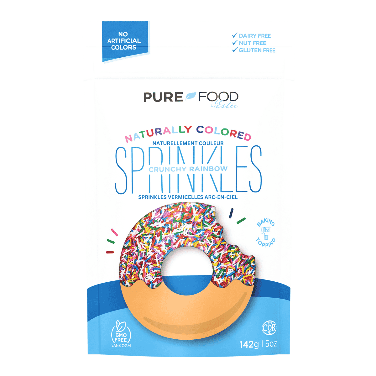 Pure Food by Estee Naturally-Coloured Sprinkles Crunchy Rainbow at ...