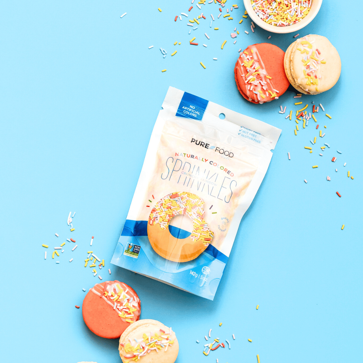 Pure Food by Estee Naturally-Coloured Sprinkles Crunchy Rainbow at ...