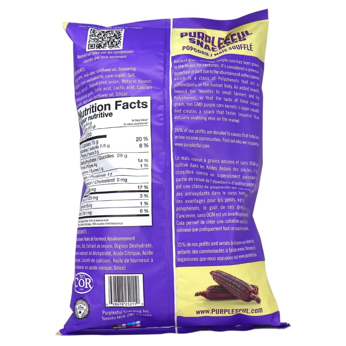 Purplesful Purple Kernal Popcorn Cheddar at Natura Market