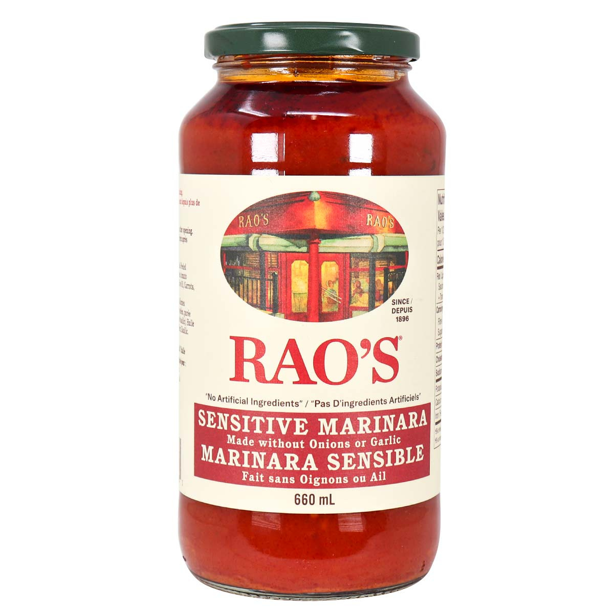 Rao's Homemade Sensitive Marinara Sauce at Natura Market